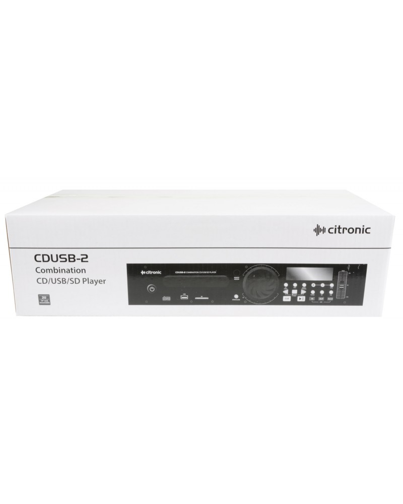 Citronic CDUSB-2 Combination CD/USB/SD Player