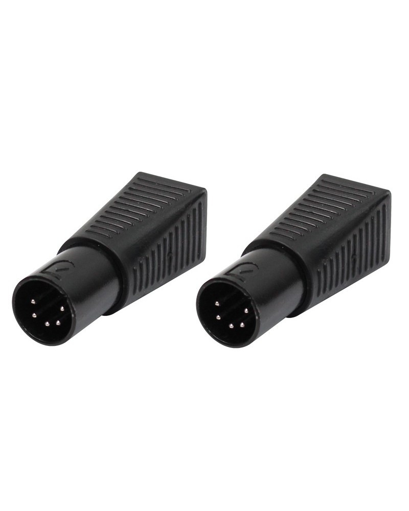 LEDJ DMX 5-Pin Male to RJ45 Socket (Pack of 2)